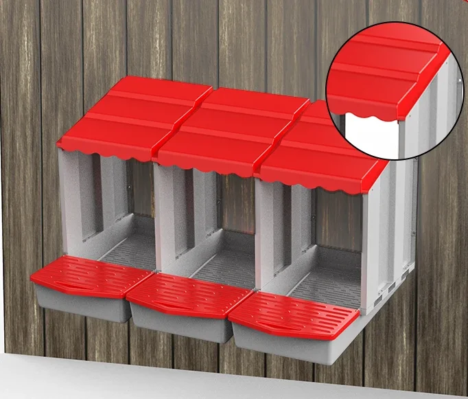 Ranchero Rain-Proof Chicken Nesting Boxes - Easy Operate