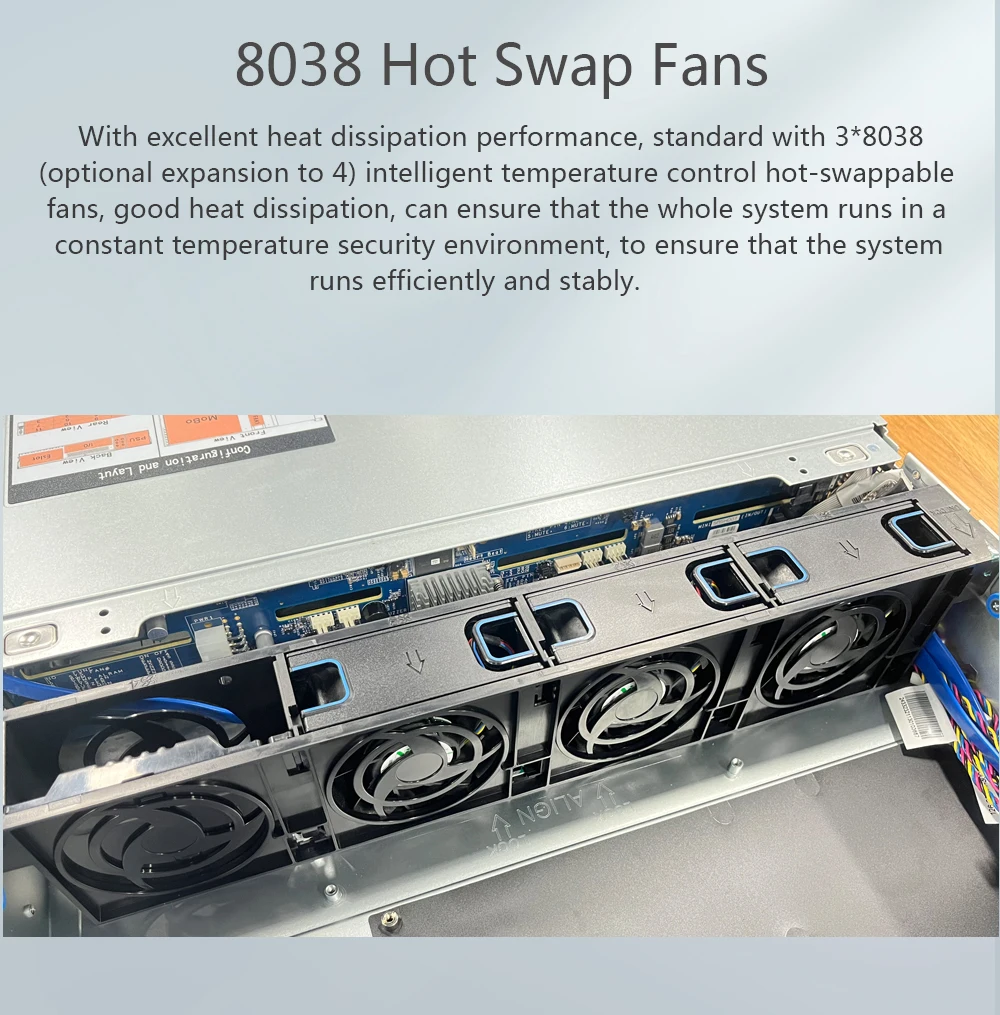 2U 12-Disc Rackmount Expandable Backplane Hot Swap Storage Server Case