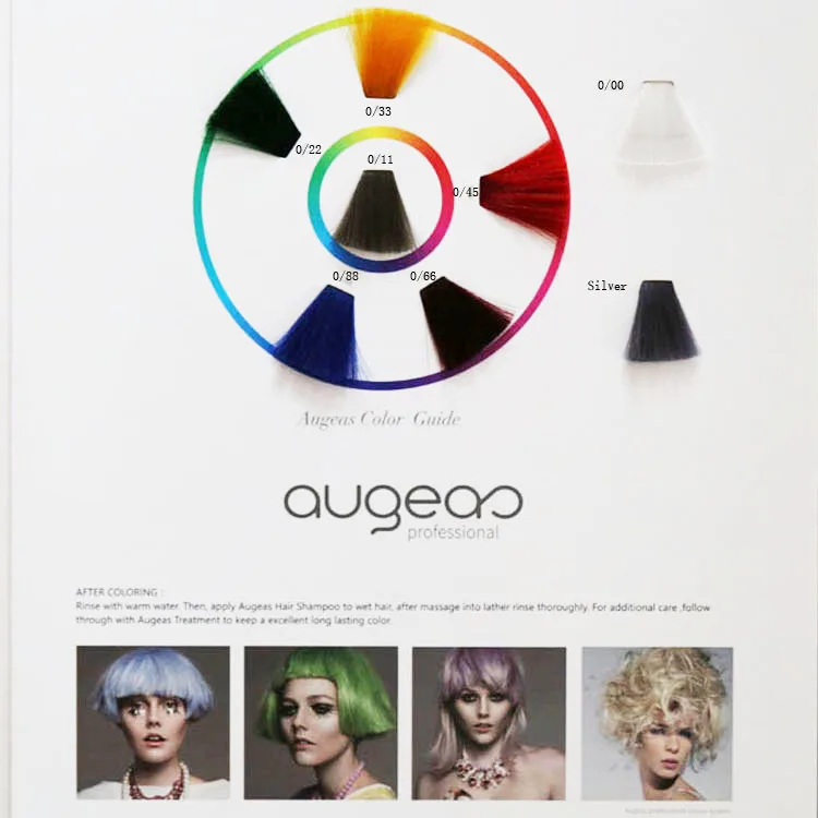 Salon Human Hair Color Chart - 68 Premium Colors for Easy Hair Dyeing ...