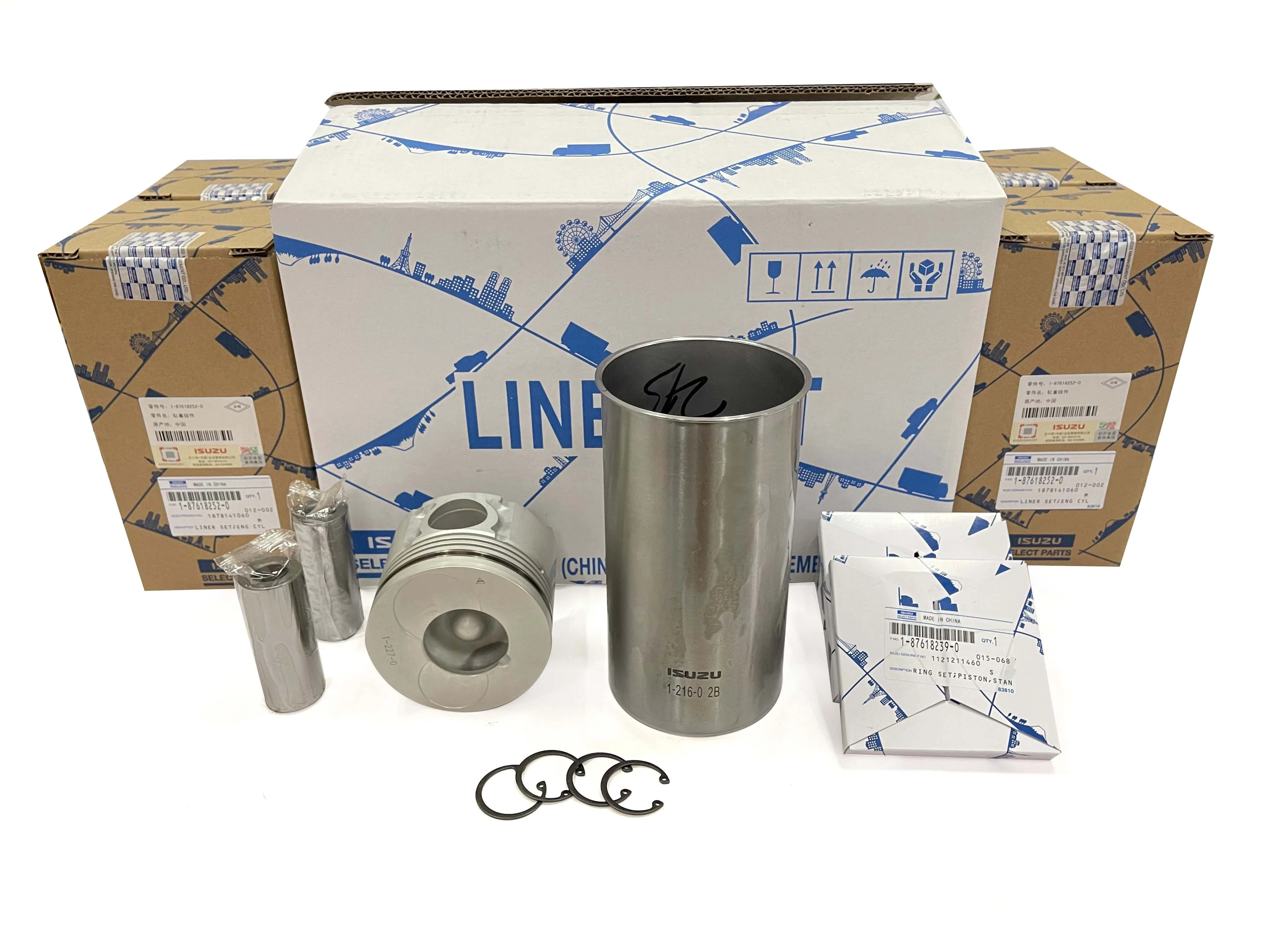 Wholesale Excavator Diesel Engine Liner Kit/ Liner Set For Isuzu 6wg1 ...
