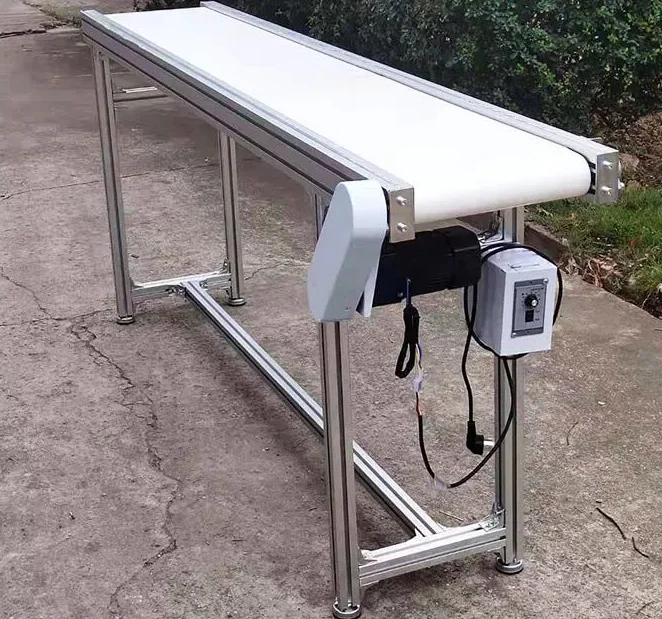 Easy to Clean Food Grade PU Conveyor Belt Food Transporting Assembly ...