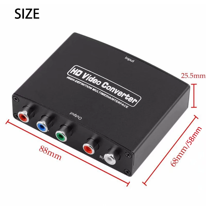 HDMI to Ypbpr Converter - 1080P Video Support & Private Mold