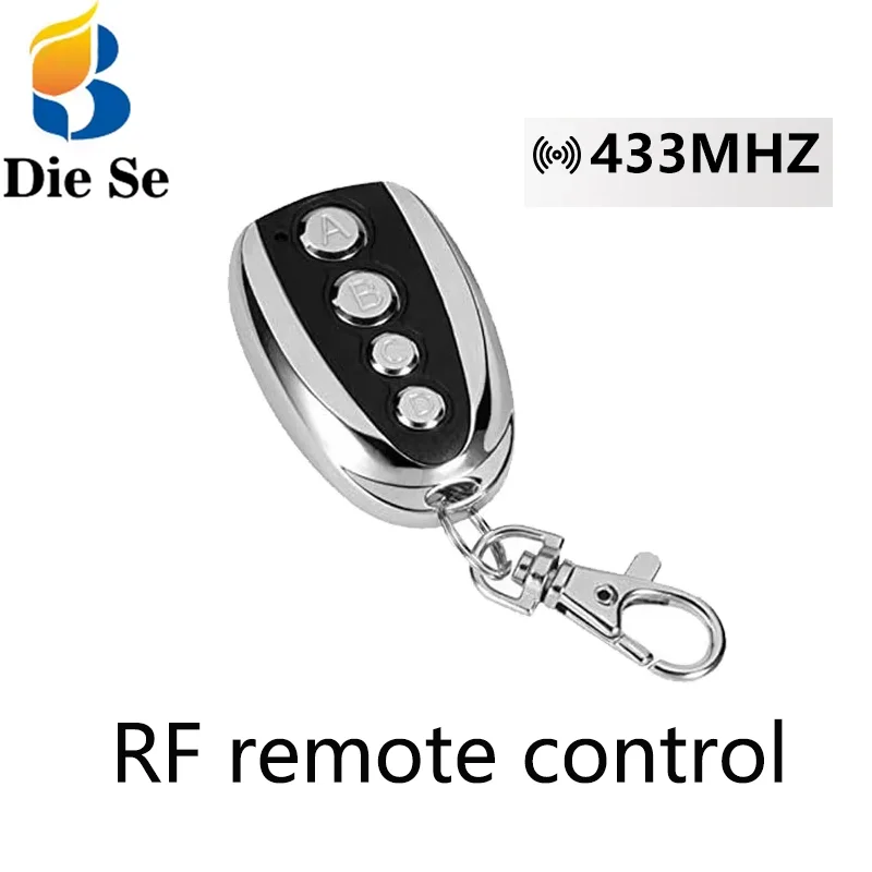 Universal Remote Control 433MHz RF Transmitter 4 Buttons for Garage ...