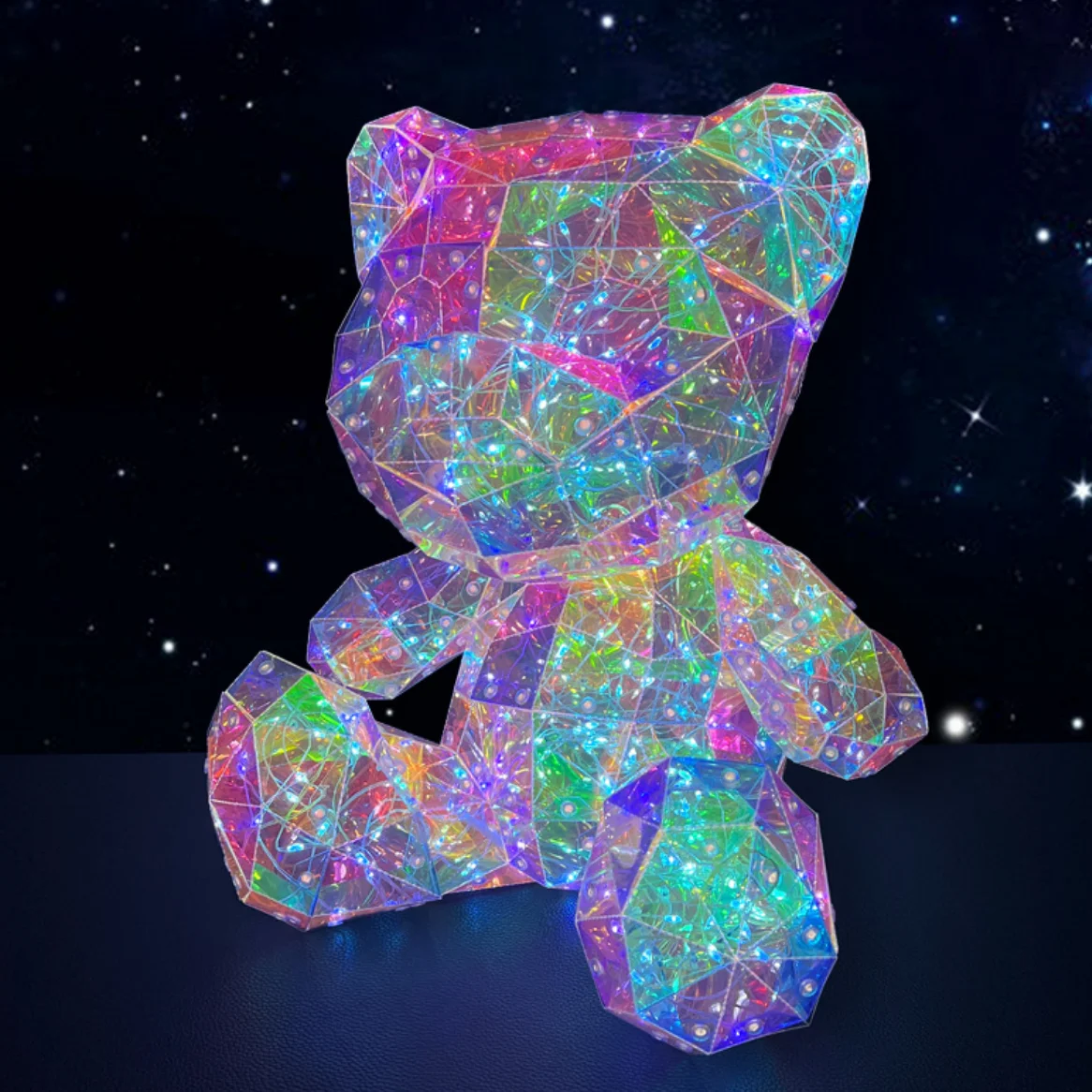 2024 New Arrival Christmas Led Decoration Motif Lights Up Cartoon Bear ...