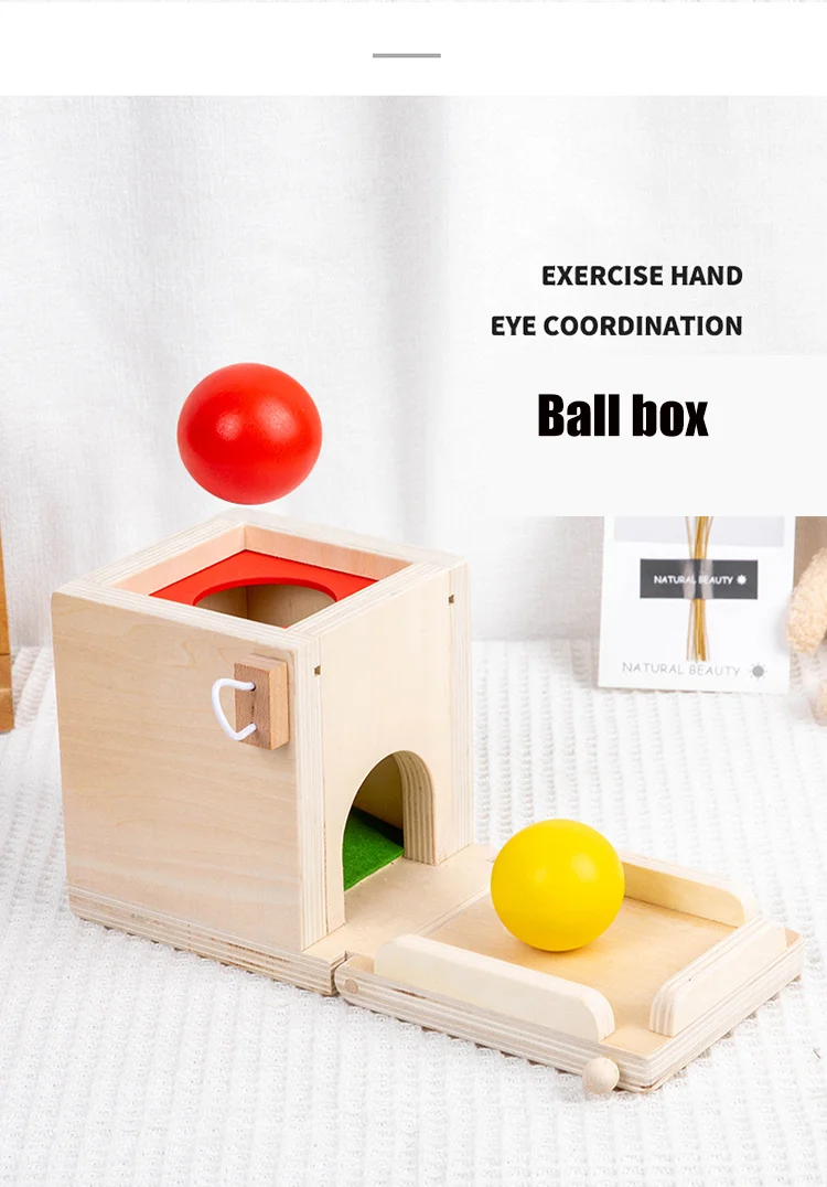 4in1 Montessori Coin Box Children's Multi-functional Stick Pulling ...