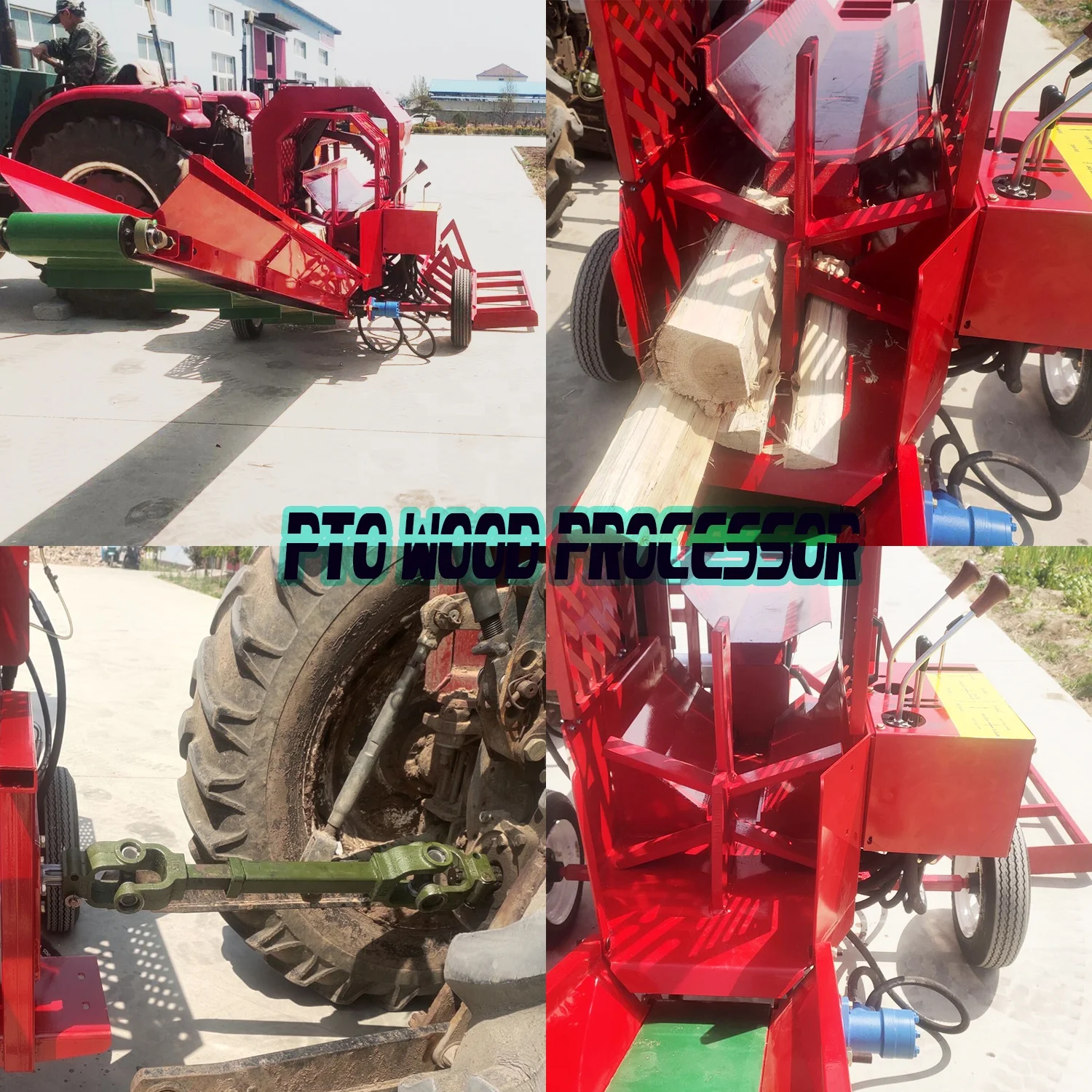 Pto-driven Firewood Processor with Chainsaw - BRT30T-PTO