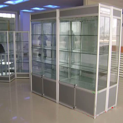 Shop Our Selection of Used Glass Showcases & Display Cases with LED