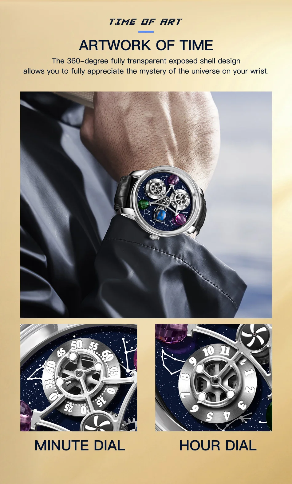 Pindu 6573 Luxury Men's Watch - Fashion, Business, Waterproof