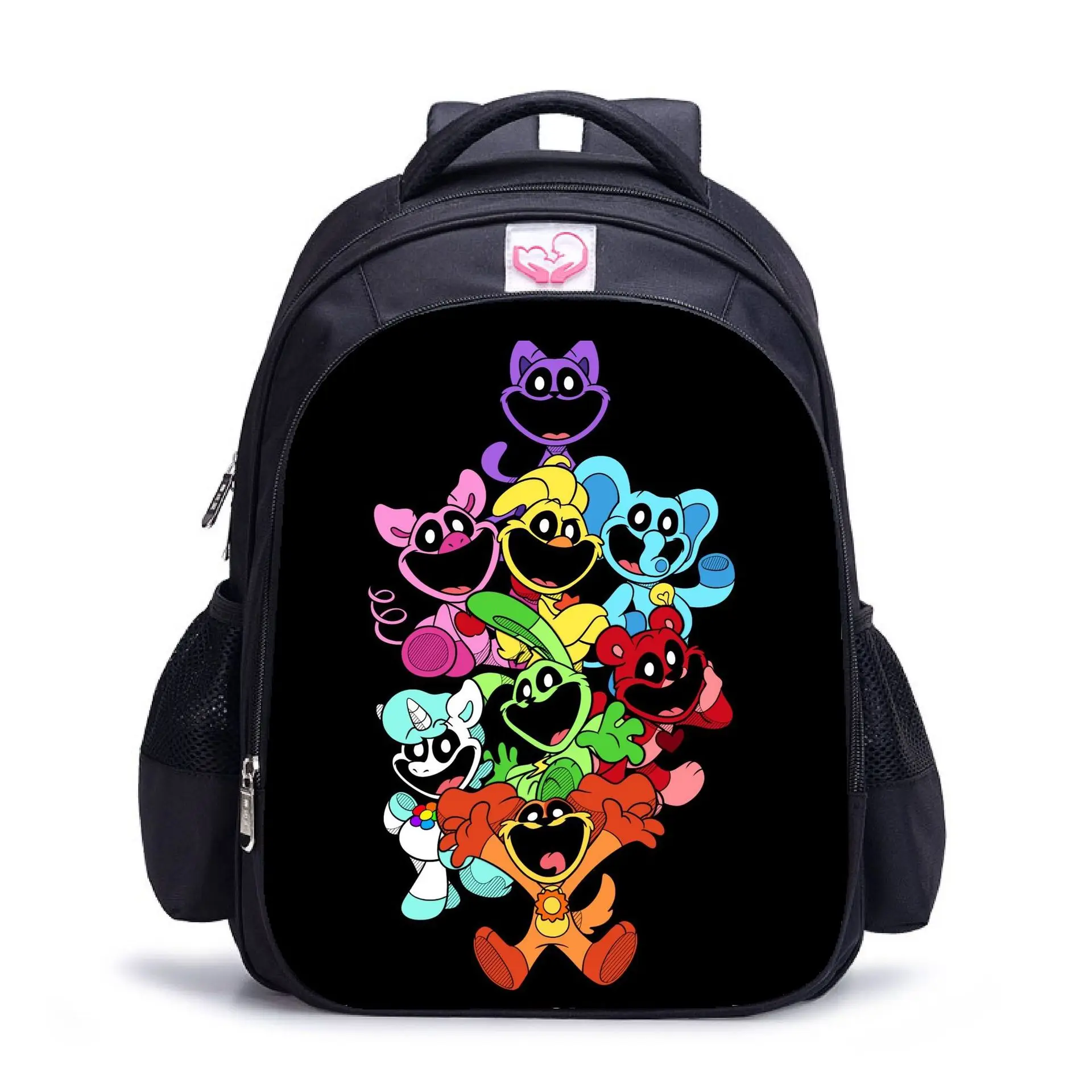 Anime Smiling Critters Game School Backpack For Boys 3d Waterproof ...