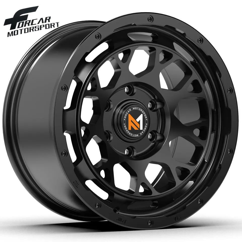 17 18 Inch 4x4 Off-road SUV Black Truck Car Alloy Mag Wheels Rim ...