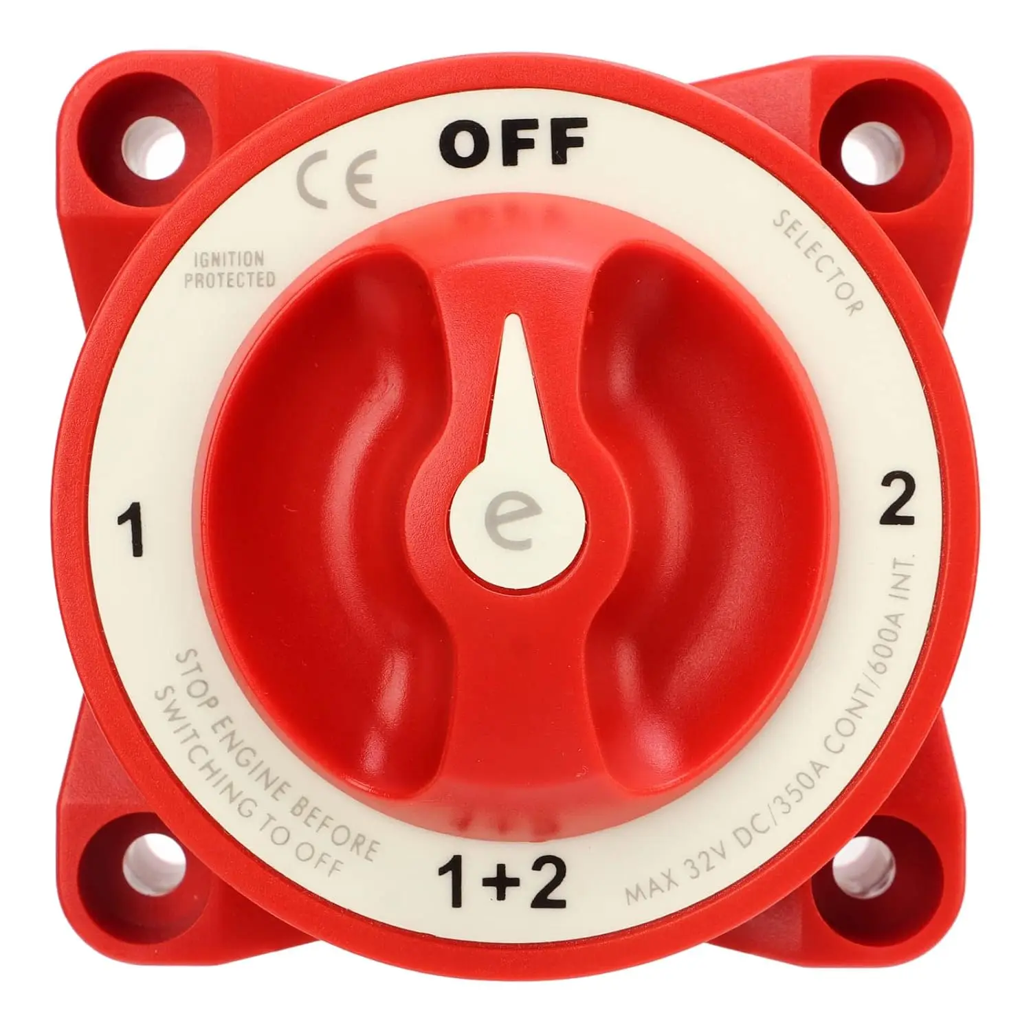 DC 32V 350A Battery Switch 4-Position Selector Marine Dual Boat Battery ...
