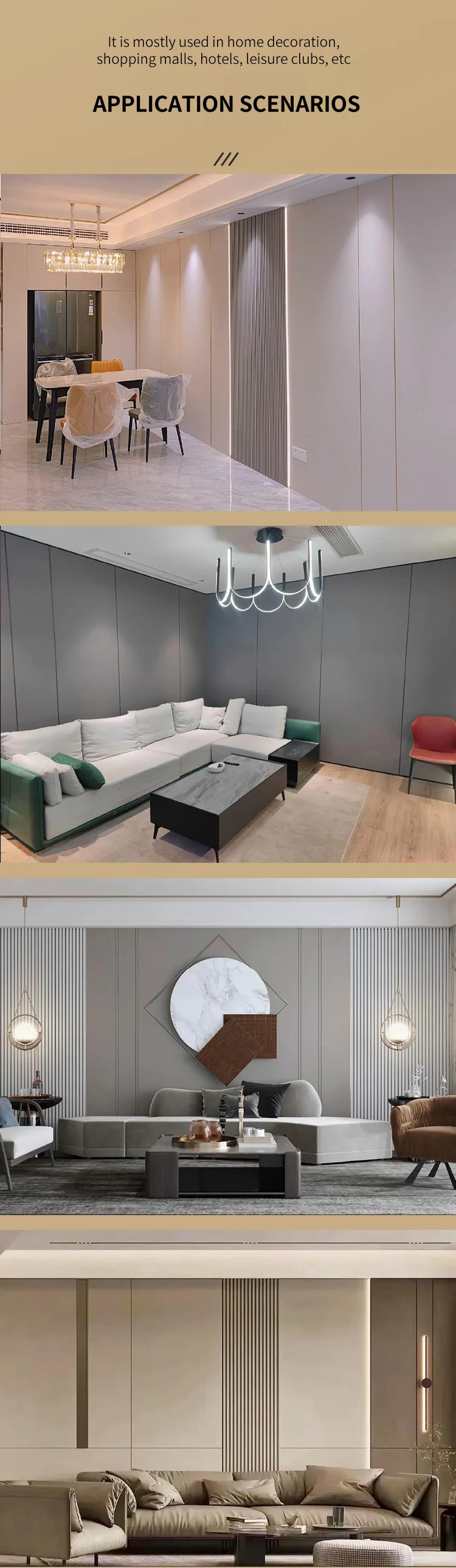Bamboo and Wood Co-extrusion Composite Material Interior Wall Panels ...