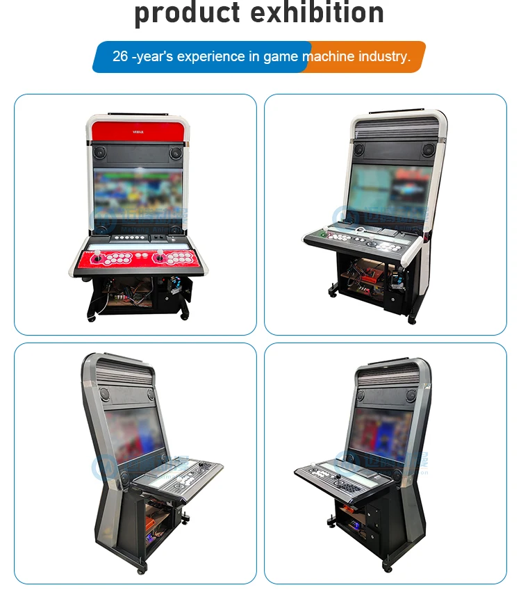 32" 1080p Screen Vewlix Cabinet Chewlix 2p18b Arcade Fighting Game ...