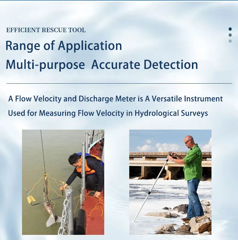 RS485 Directional Current Meter for River Water Flow Rate Measurement ...