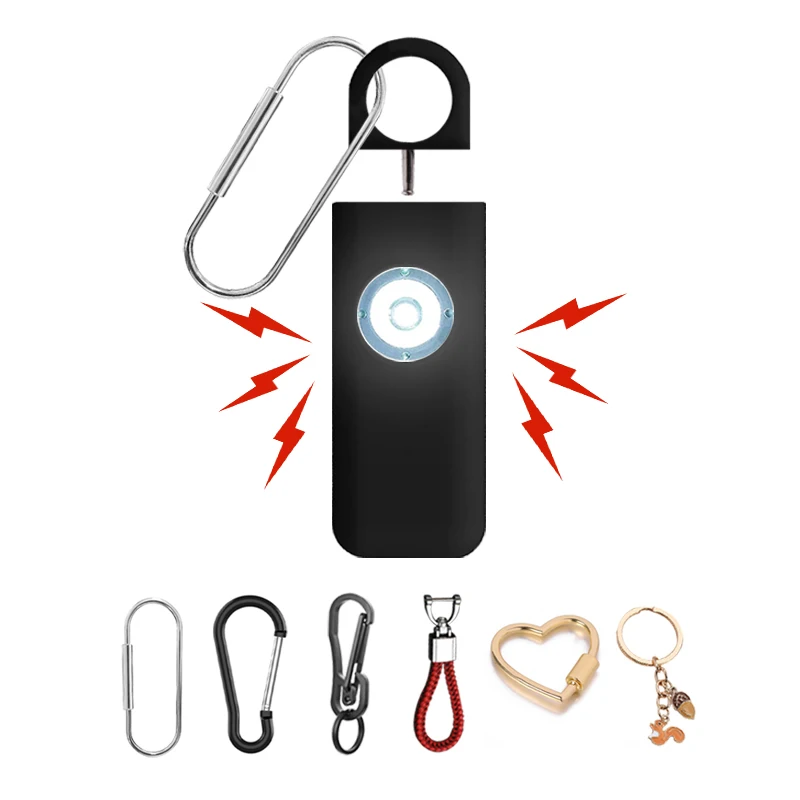 Emergency Keychain Self Defense Tool Smart Pull Pin Personal Alarm with ...