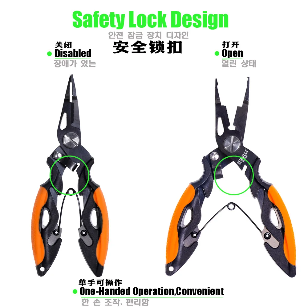 Multifunctional Fishing Pliers - Durable 420 Stainless Steel