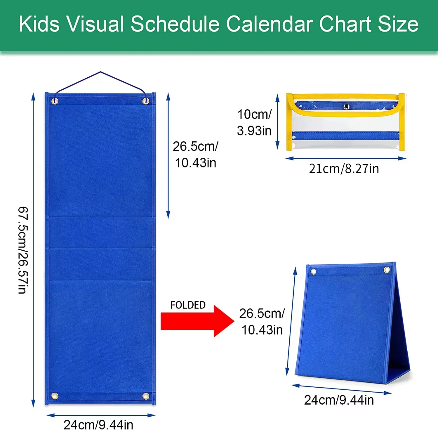 Calendario Visual Schedule For Kids Daily Routine Chart With 96 Cards ...