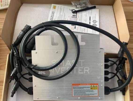 Smart 1200w Solar On Grid Micro Inverter 1400w 50/60hz High Efficiency ...