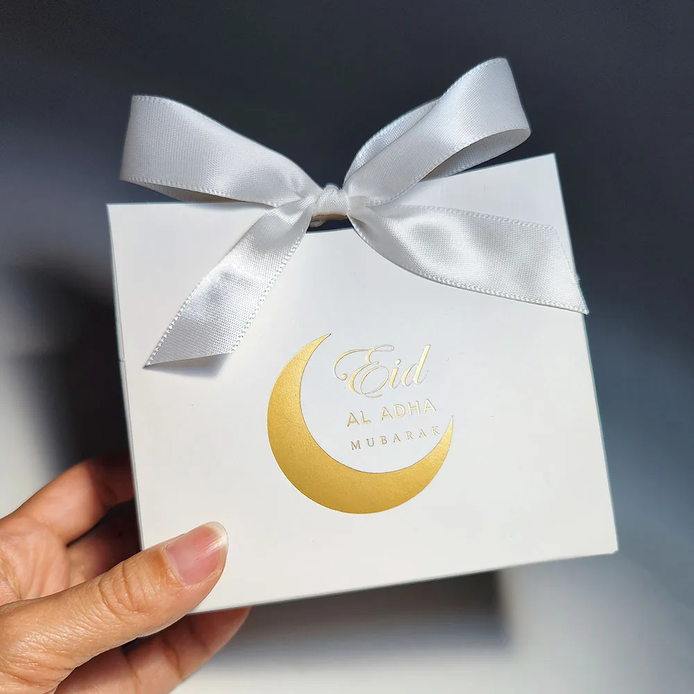 Happy Eid Mubarak Packaging Box Eid Al-adha Favour Paper Gift Bags ...