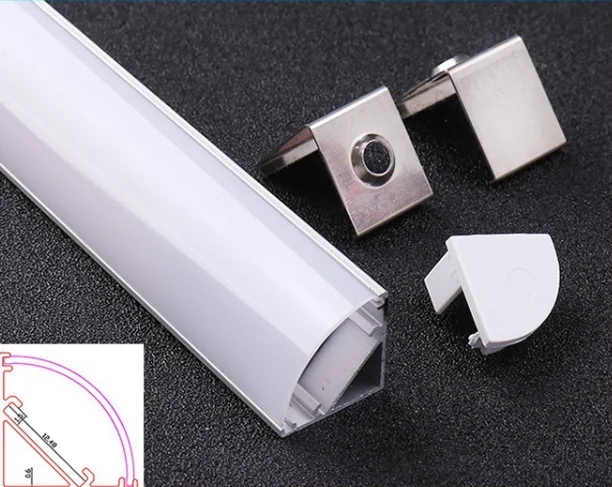 V Shaped Aluminum Profile LED Light Bar SMD Lighting Rigid LED Strip ...