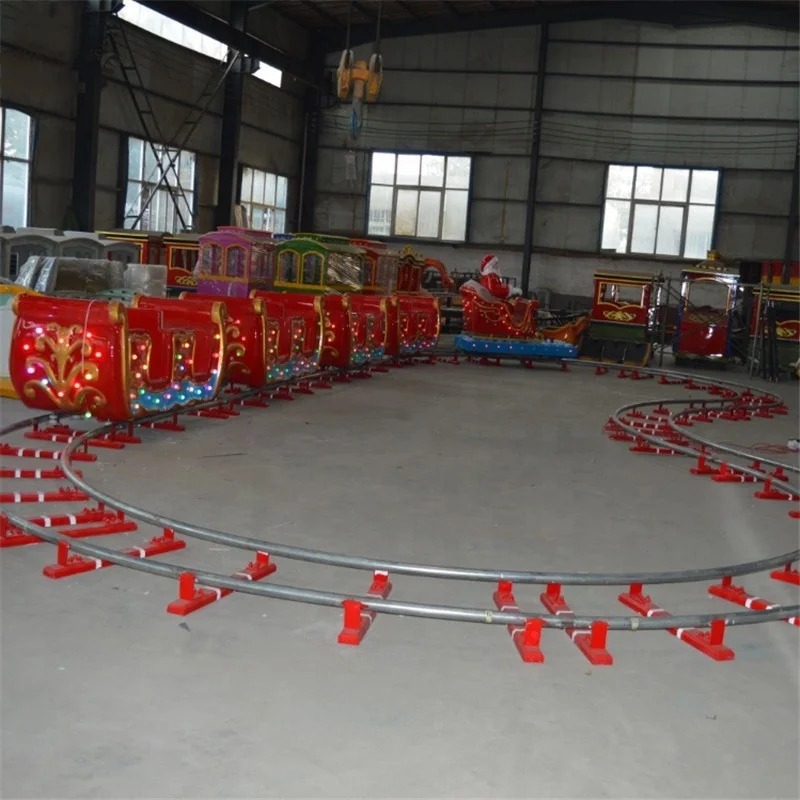 Outdoor Carnival Mall Amusement Park Adult Small Train Rides for Kids ...