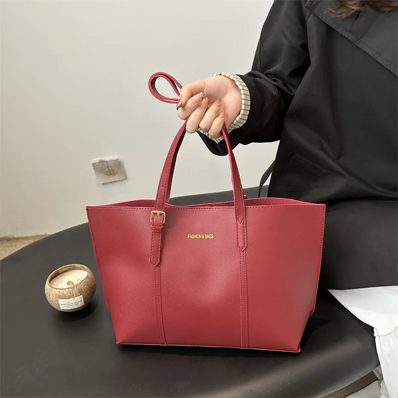 2025 Spring New Shoulder Bag Trendy Minimalist Large Capacity Tote Bag ...