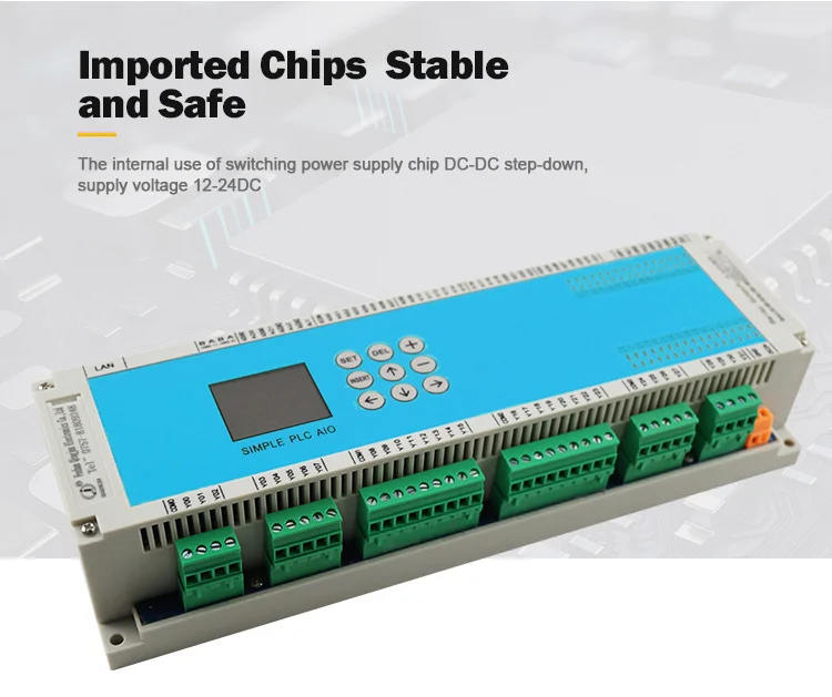New 32-in 32-out Transistor Output Plc Analog Inputs And Outputs With 4 ...