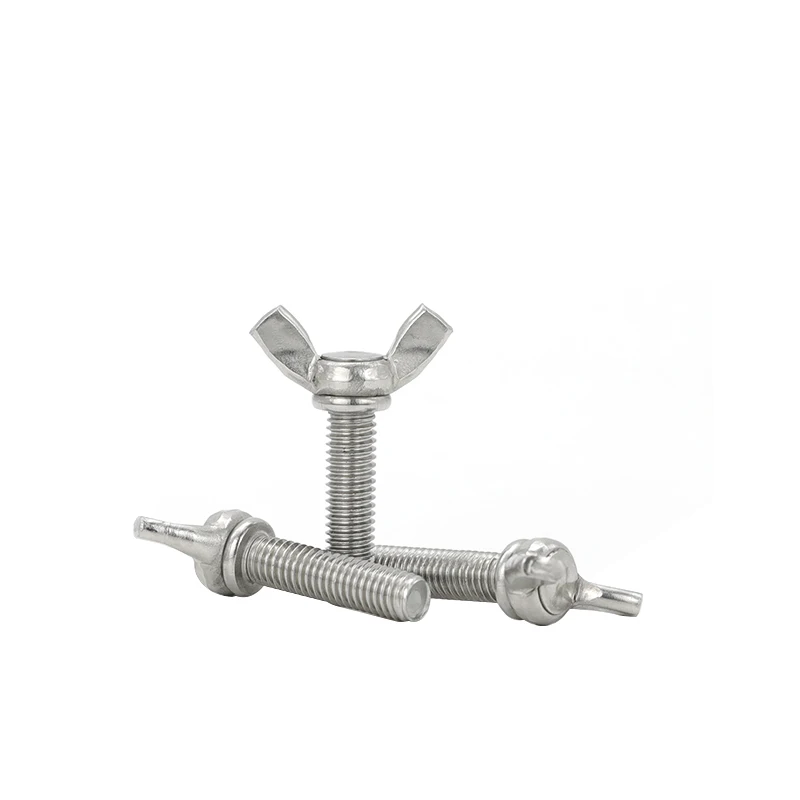 304 Stainless Steel Butterfly Wing Head Bolt With Wing Nut - Buy ...