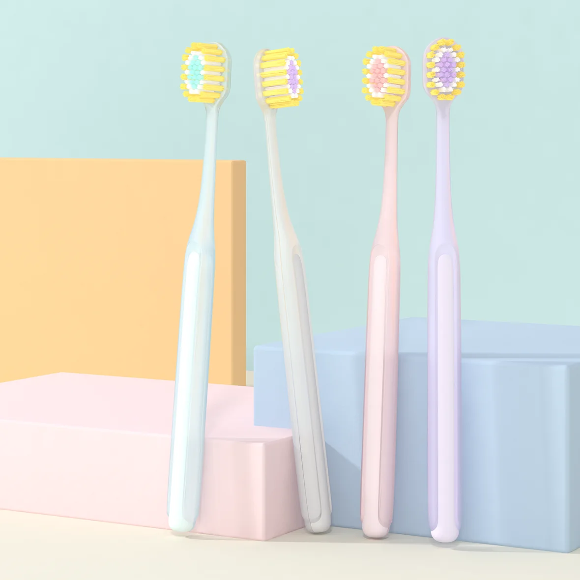 Made In China High Quality Premium Care 3pcs Toothbrush Wide Head For ...