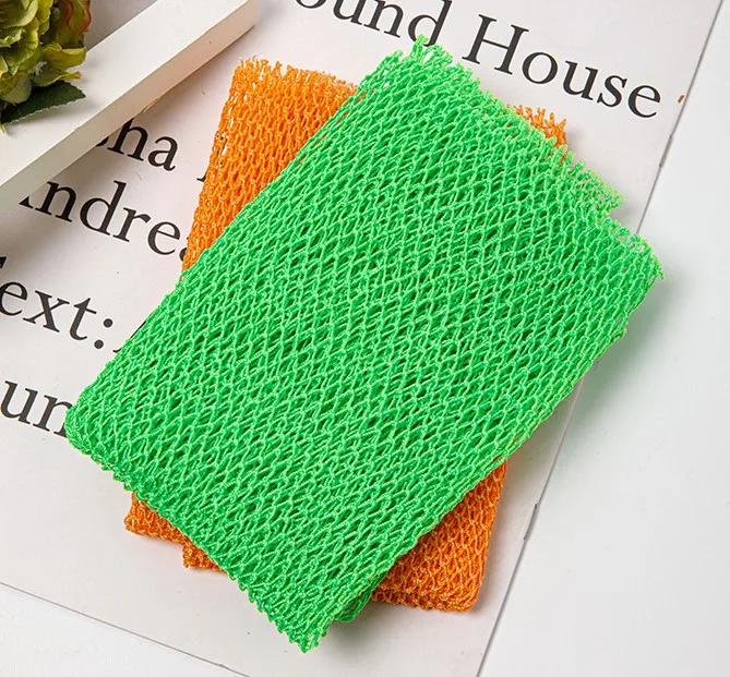 African Net Bath Sponge Long Exfoliating Back Scrubber Nigerian Bathing ...