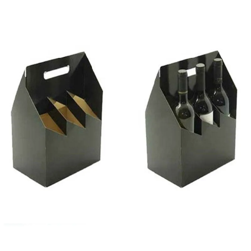 Wine Beer Cardboard Foldable Paper Bottle Carrier Good Quality 2 4 6 ...