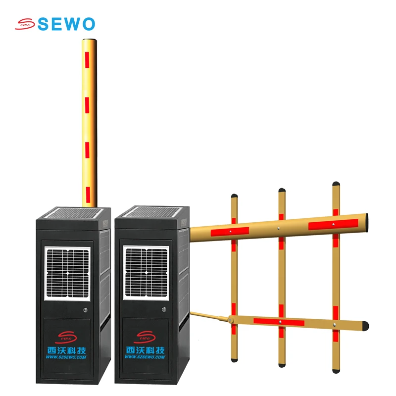 SEWO Solar Powered Parking Boom Barrier Gate for Access Control
