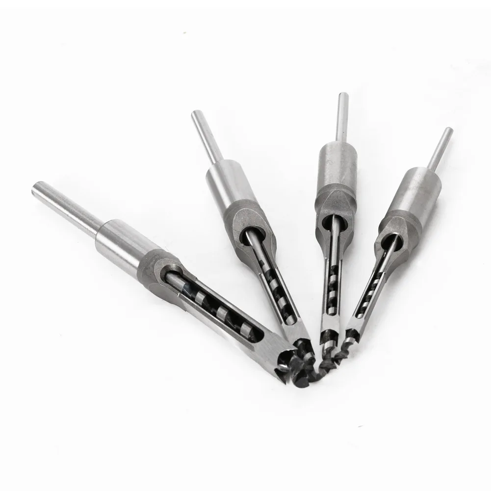 Drill Bit Mortising Set Drill Square Roles Woodworking Tenon Drills ...