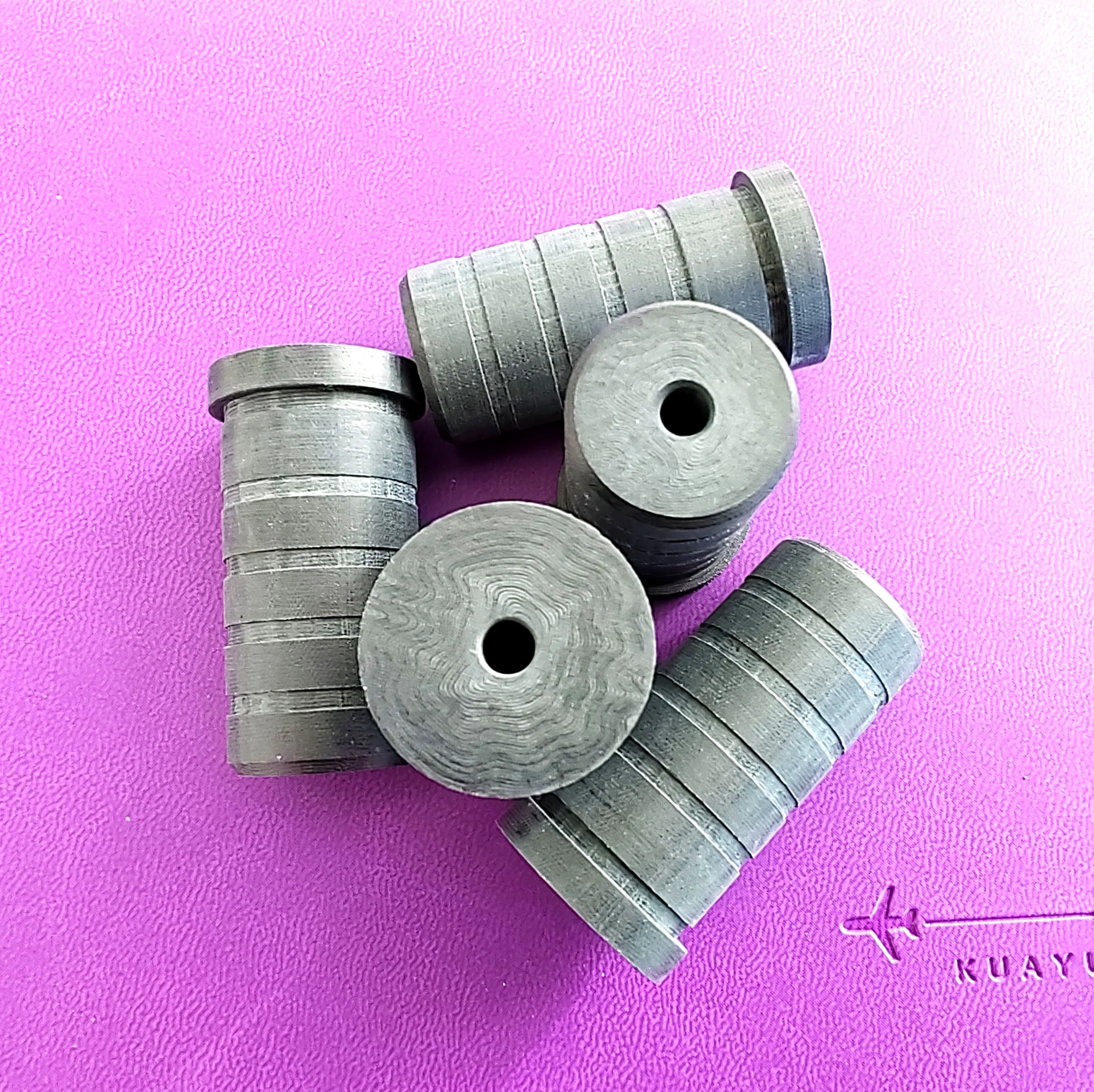 Custom Made Black Phenolic Joint Inserts for Pool Cue Shfats