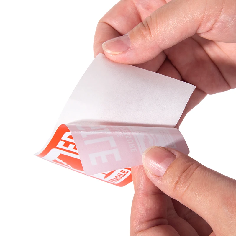 Red Warning Sticker Fragile Label Sticker Product Safe Shipping Label ...
