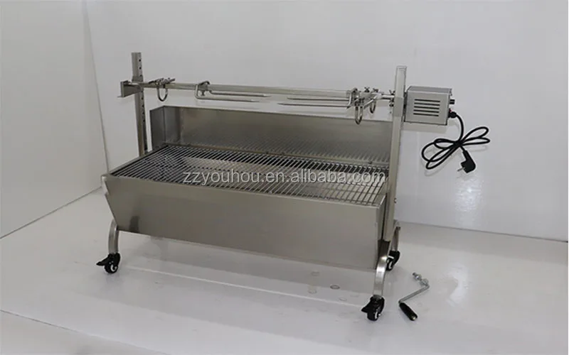 Outdoor Rotary Smoker Bbq Grill Meat Roasting Machine Automatic BBQ ...