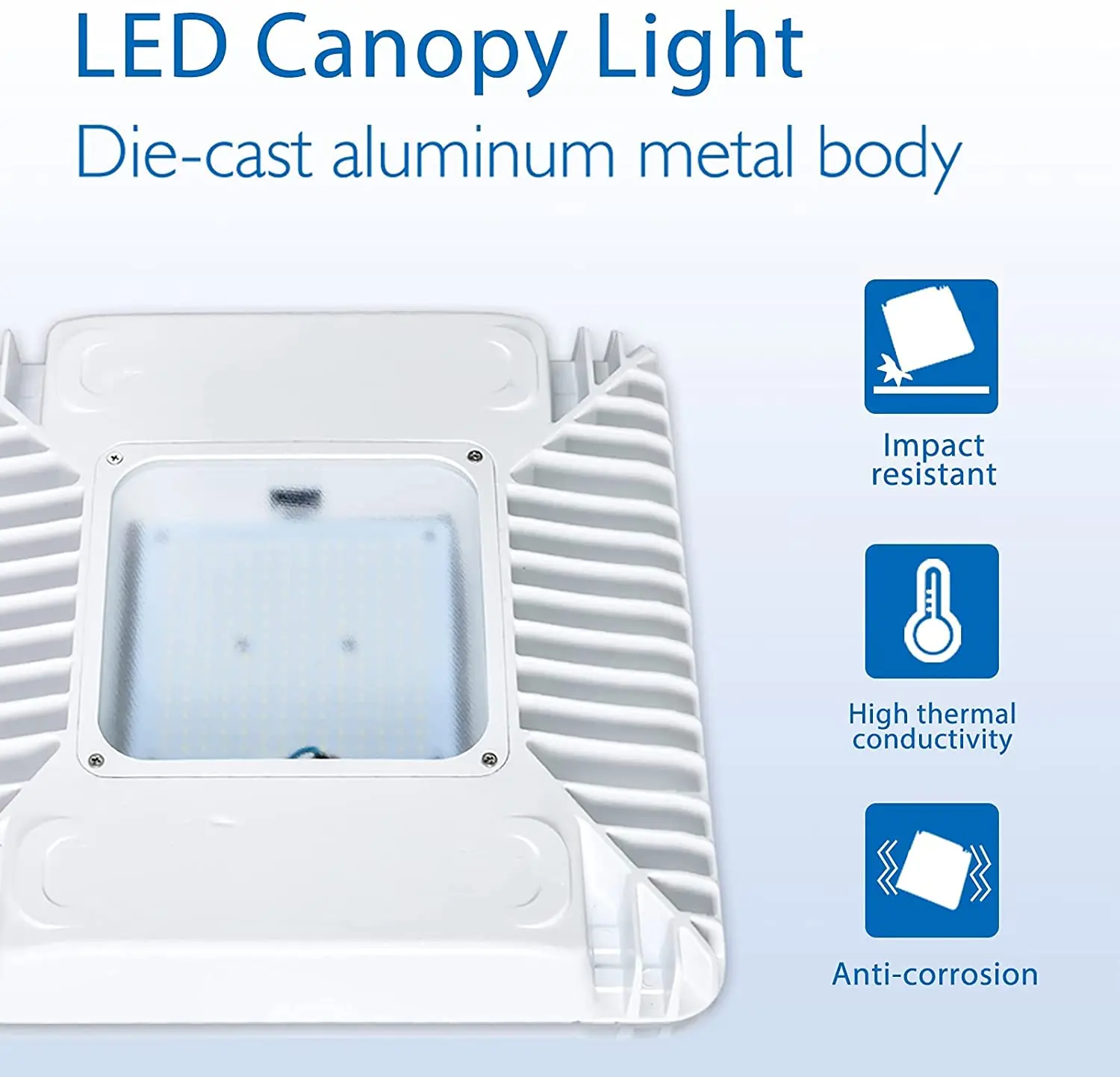 Gas Station Canopy Fixture Light Housing Led Canopy Luminaire For ...