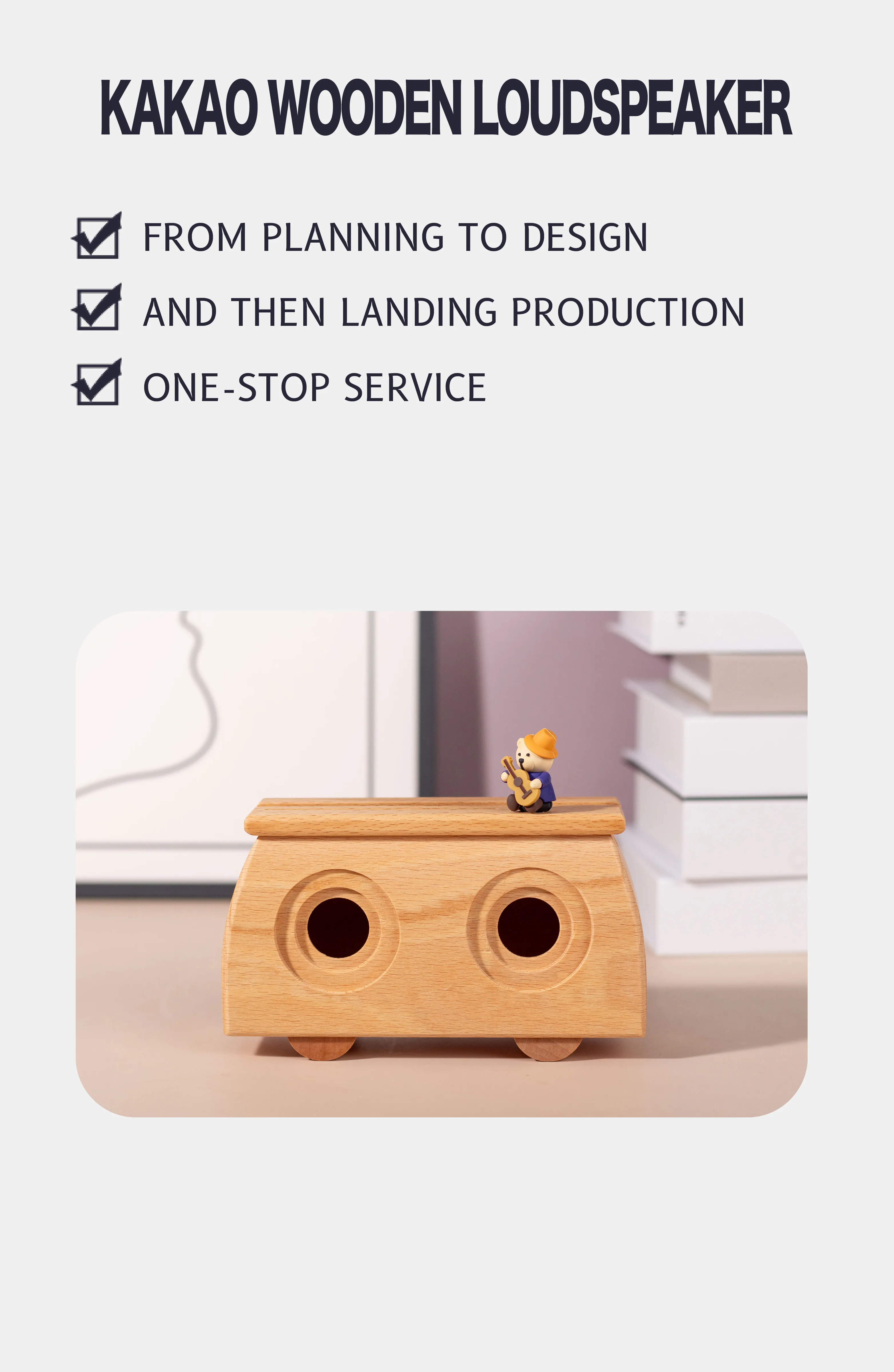 Custom Car-shaped Wooden Craft Loudspeaker Mobile Phone Holder Music ...