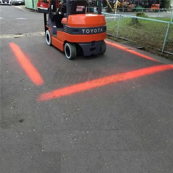 Warehouse Pedestrian Warning Light Forklift Safety Light Led Red Zone ...