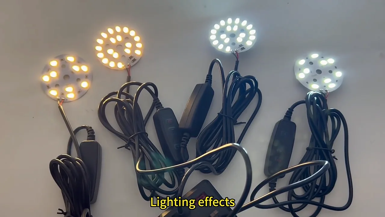 Custom Smd Led Light Round-ring Circle Aluminum Pcb Assembled With 5v ...