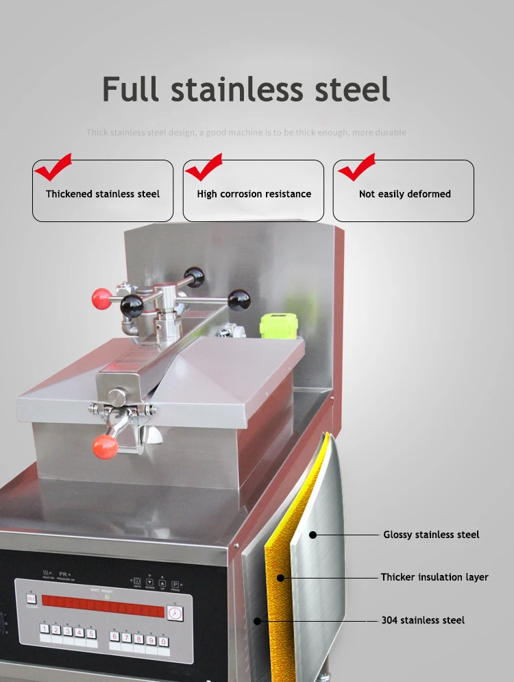 Heavy Duty Kfc Henny Penny Chicken Pressure Fryer Machine Commercial Pressure Fryer - Buy Gas ...