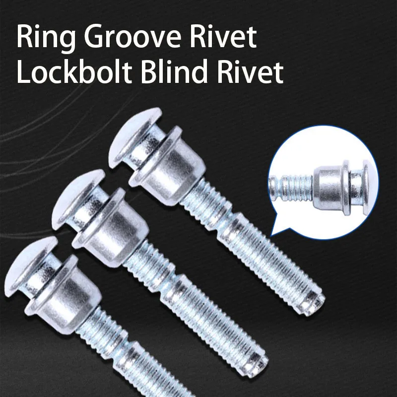 Galvanized Ring Groove Rivets Stainless Steel Lockbolt Rivet Hucklok ...