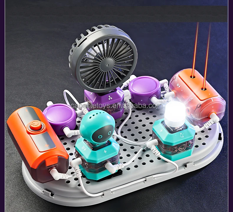 110 Projects Electric Circuits Blocks DIY Science Kit