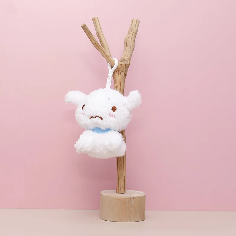 Little White Dog Doll Cute Plush Toy Doll Keychain Girl Key Chain Dog ...