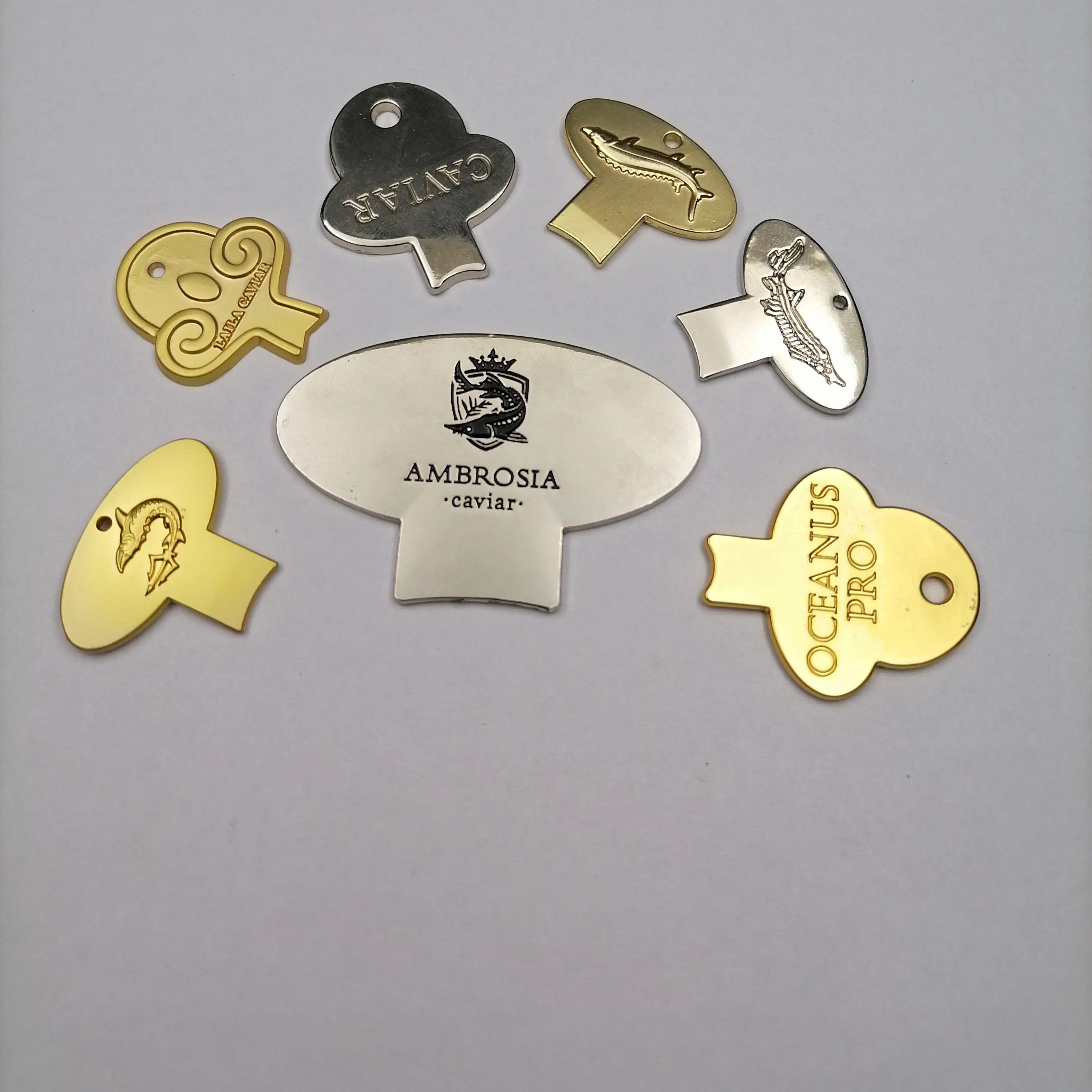 Customized Caviar Tin Opener - Eco-Friendly Metal Design