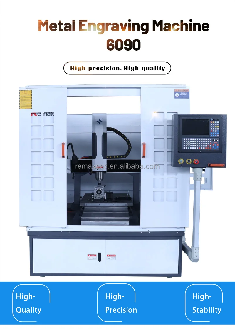Remax CNC 4 Axis Metal Router - Precision Milling Machines