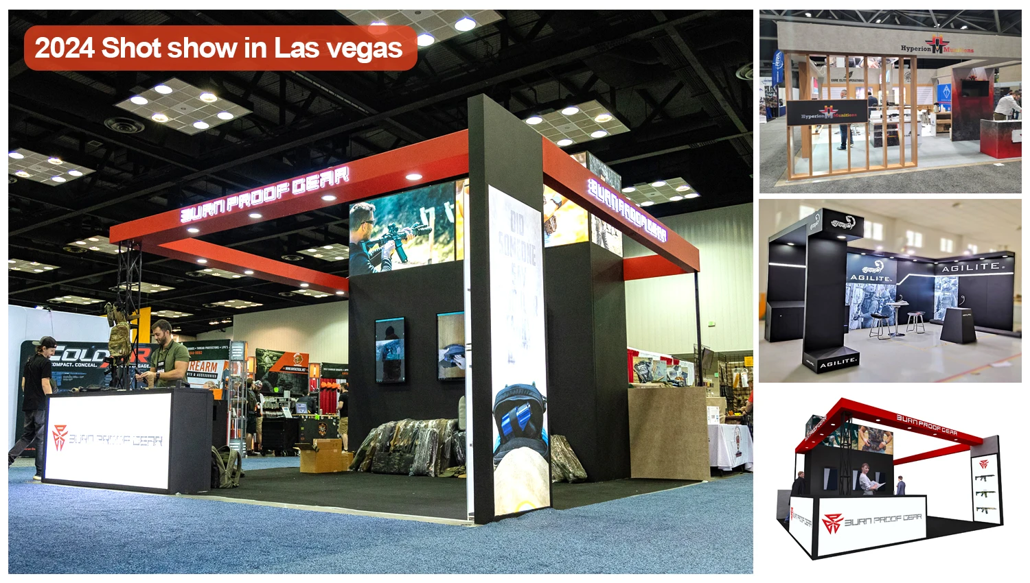 Professional Easy Build 10x20 Exhibition Stand for Trade Fairs