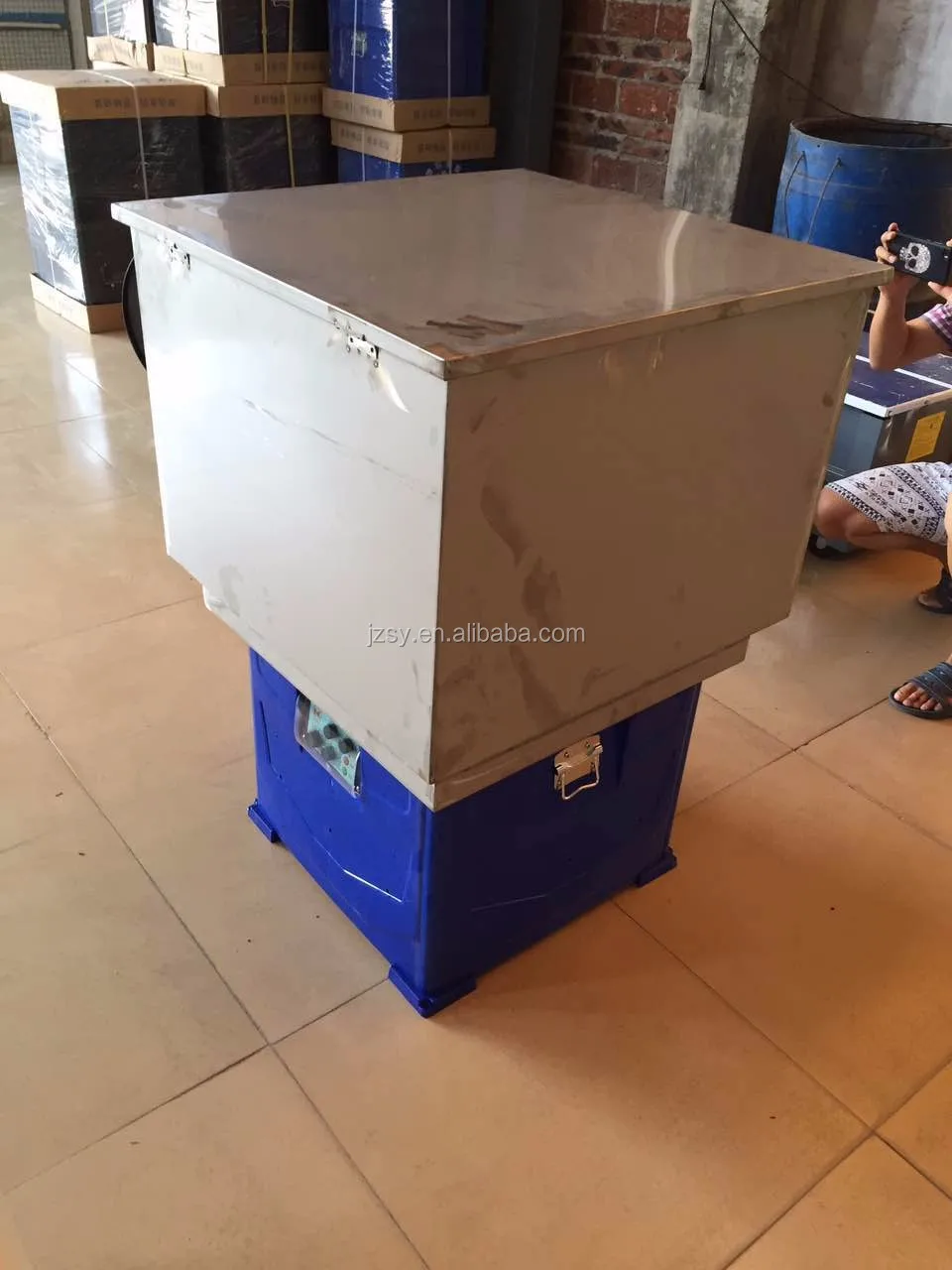 JZSY 80kg Automatic One Week Continuous Fish Feeding Machine/Timing ...