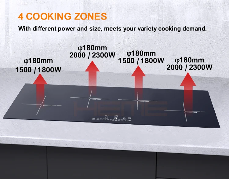 Kitchen Appliance With Ce And Cb Approval Built In Induction Hob With 4 ...