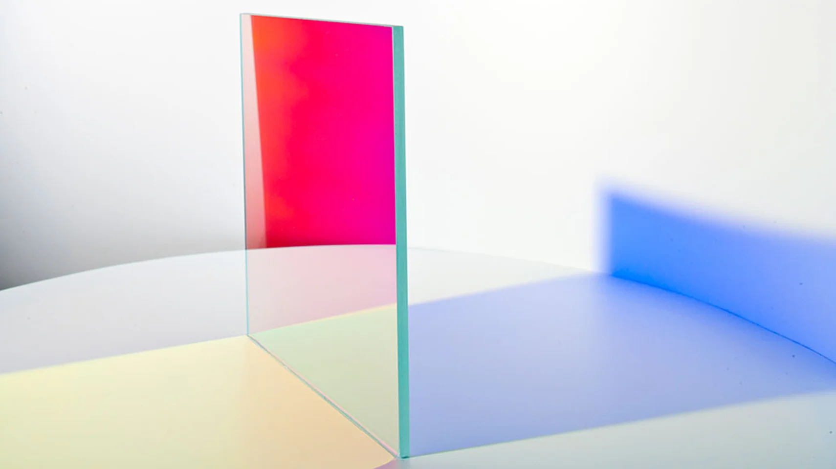 Decorative Colored Dichroic Glass Panels for Modern Luxury